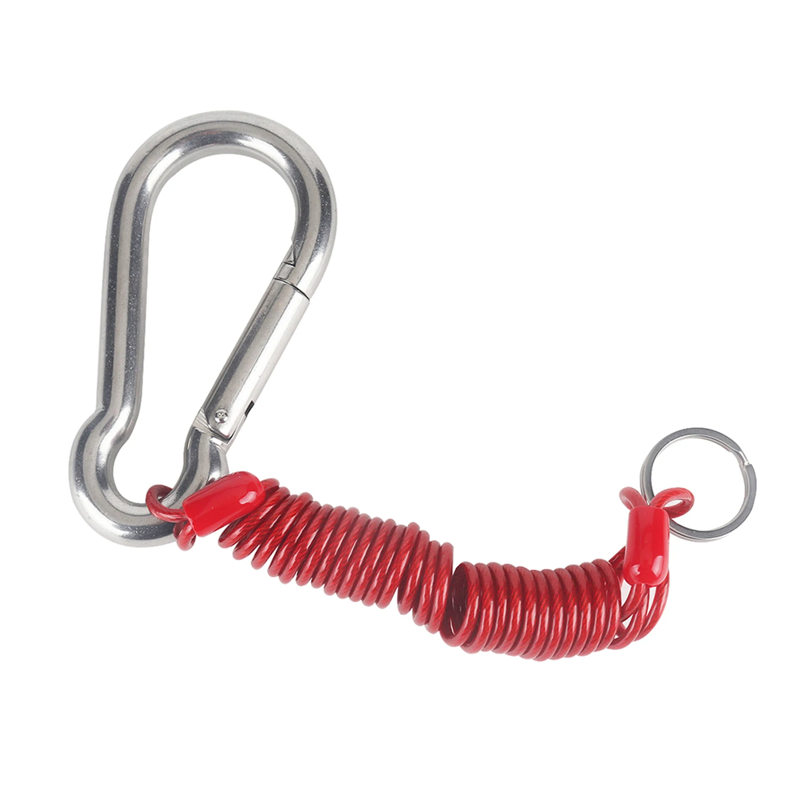 1-5m-Car-Travel-With-Spring-Clip-Breakaway-Cable-Coiled-Safety-RV ...