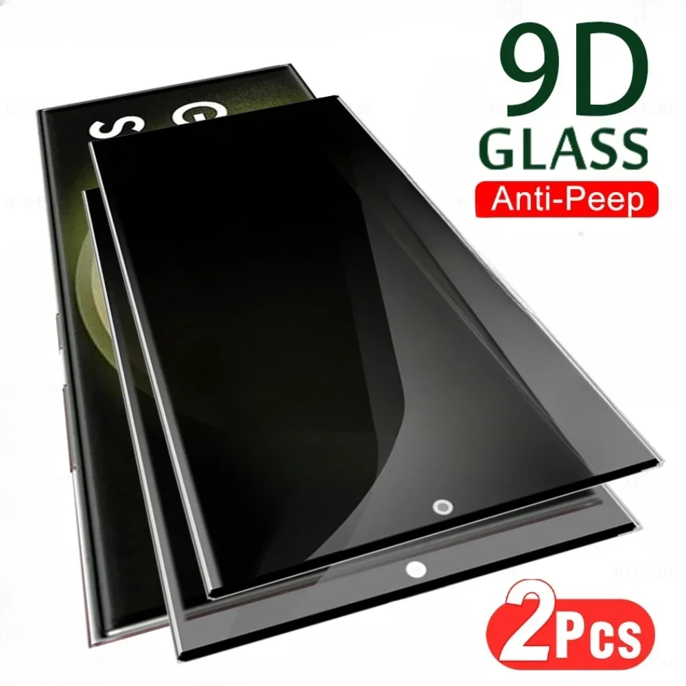 For-Samsung-Galaxy-S24-S23-S22-Ultra-5G-Glass-2Pcs-Privacy-Tempered ...