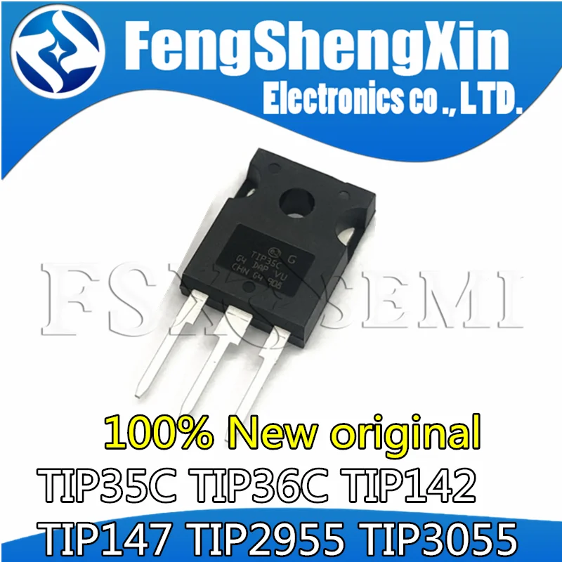 5pcs TIP35C TIP36C TIP142 TIP147 TIP2955 TIP3055 TO3P Darlington triode ...