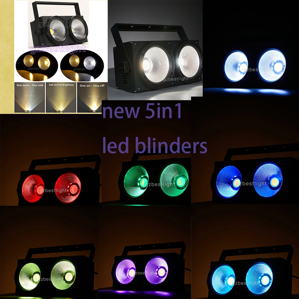 NEW-5IN1-led-blinders-2-Eyes-LED-Two-Lens-200W-LED-Blinders-200W-Stage ...