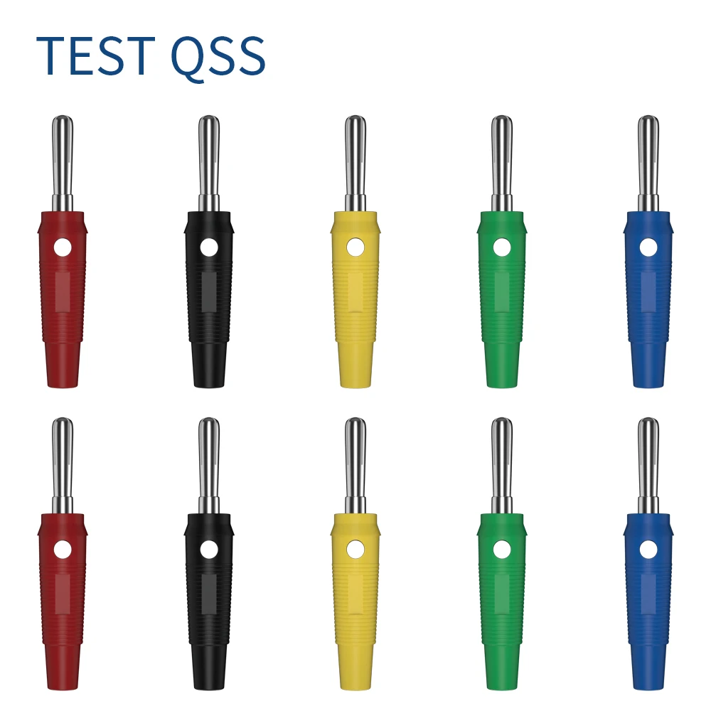 QSS-10PCS-4MM-Copper-Banana-Plug-High-Current-Insulated-Shrouded ...
