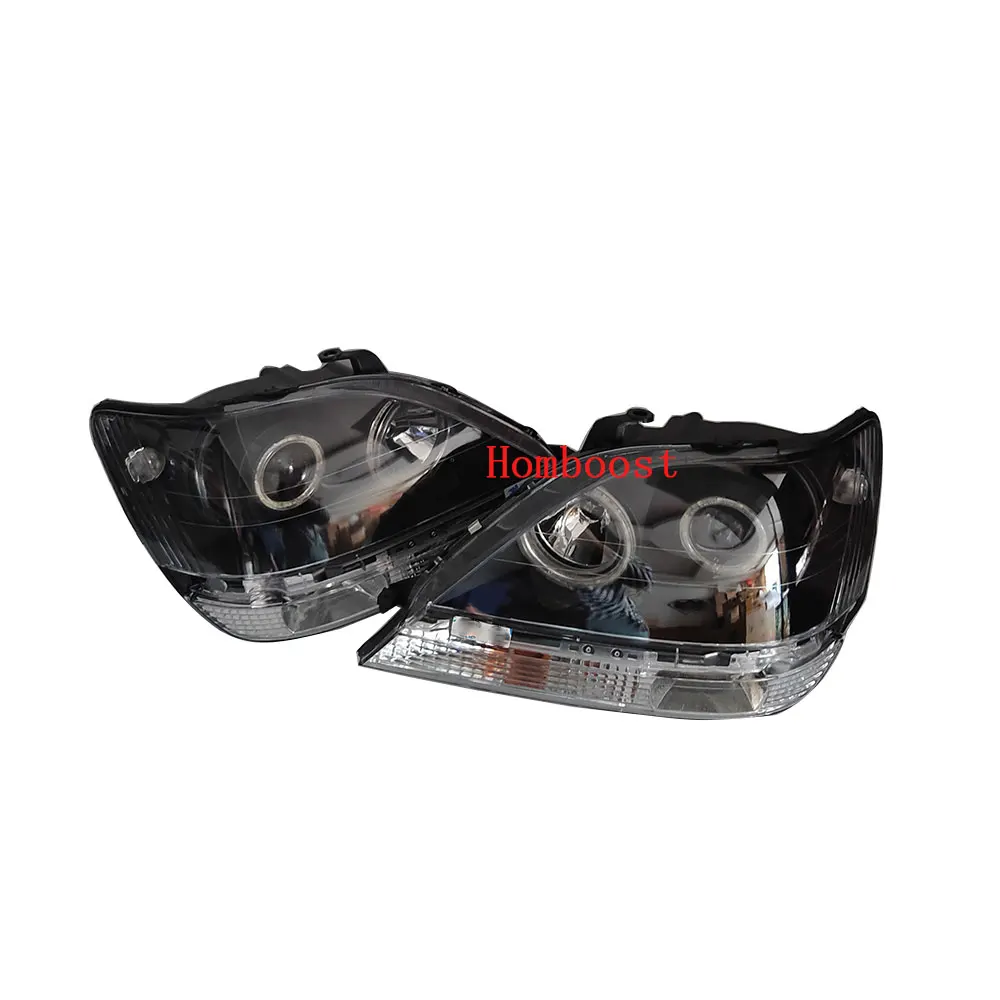 A-Pair-Car-Headlamp-LED-Headlight-with-Lens-For-Lexus-Rx300-Harrier ...