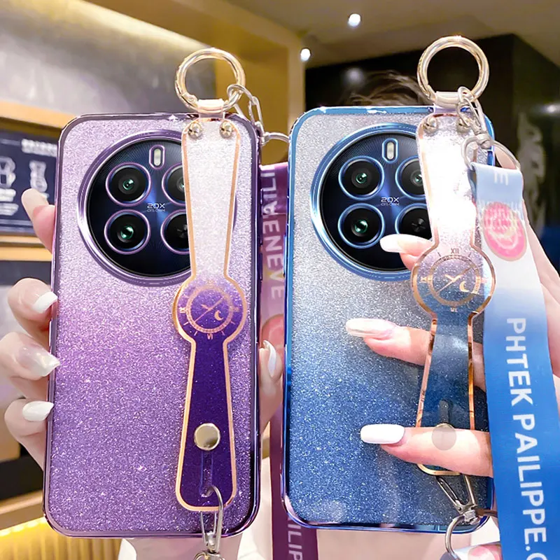 Realme12-pro-5G-Glitter-Wrist-strap-Case-For-OPPO-Realme-12-pro-plus ...