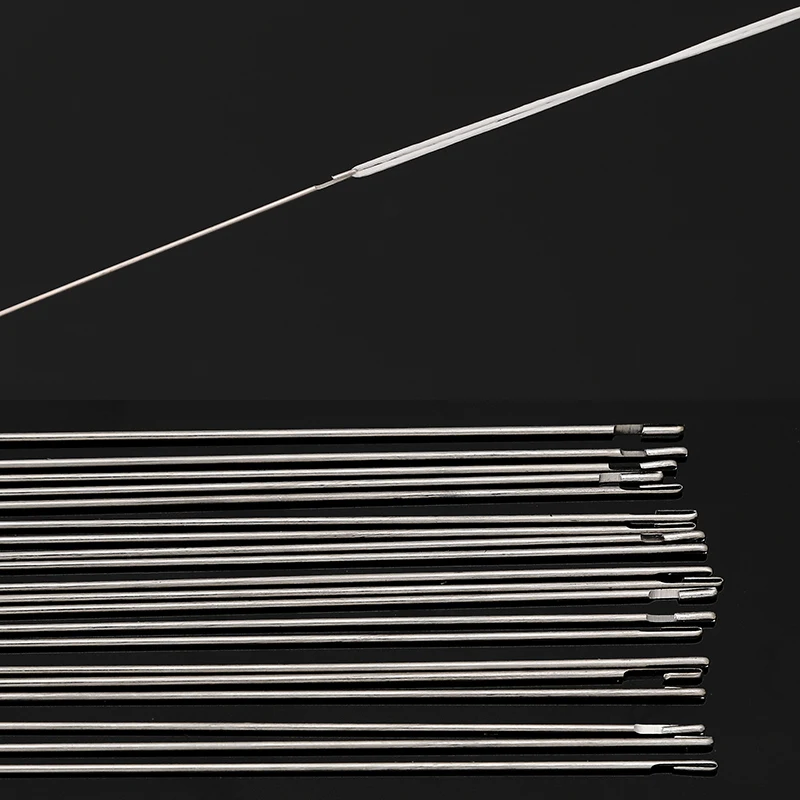 17cm Length Stainless Steel Beaded Needles Crochet Test Tube Set ...