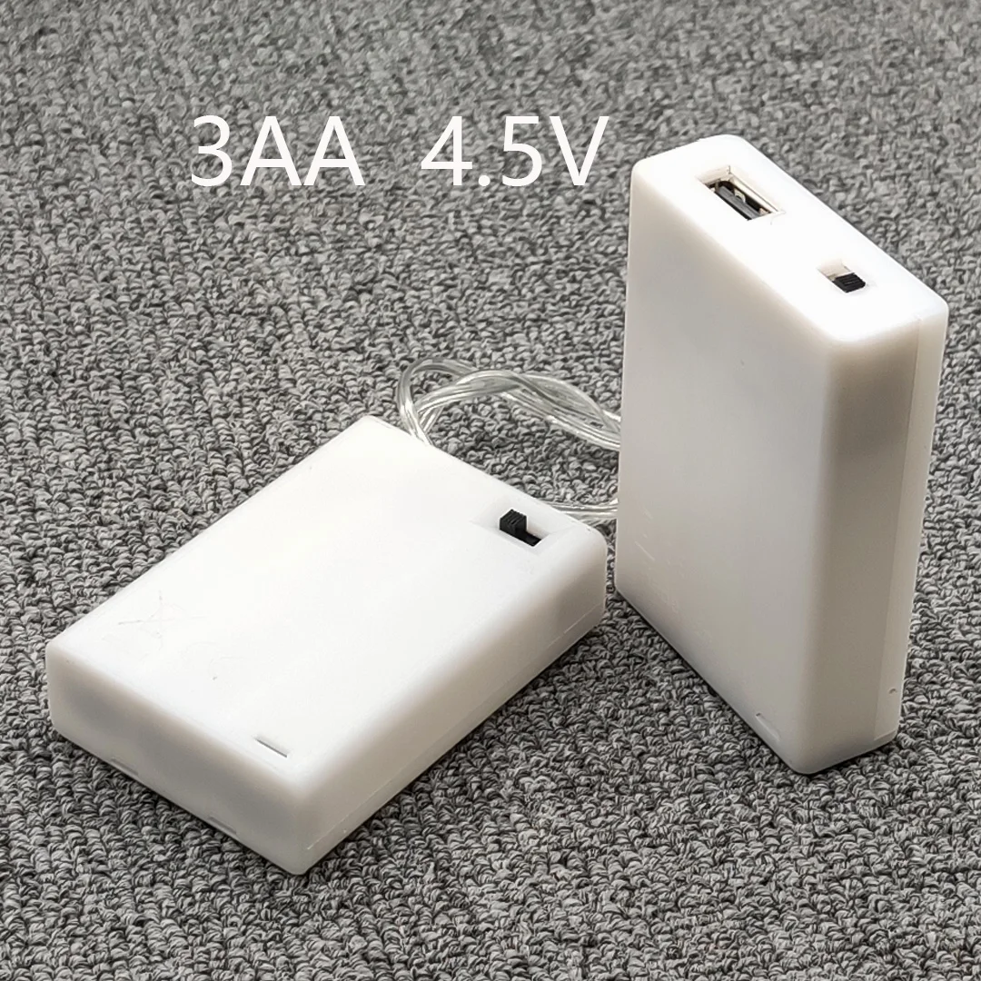 3 AA 4.5V Battery Holder AA Battery Box 3AA Battery Case With Switch ...