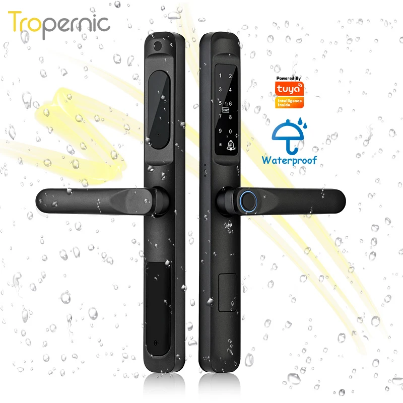 Tuya Smart Door Lock Fingerprint | Smart Lock Outdoor Vingerprint ...