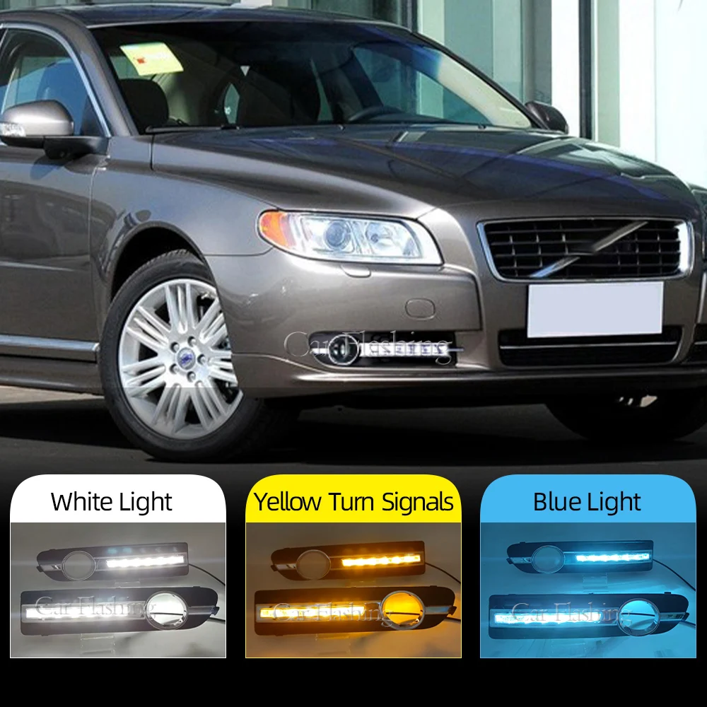 2Pcs LED Daytime Running light Daylight For Volvo S80 2009 2010 2011 ...