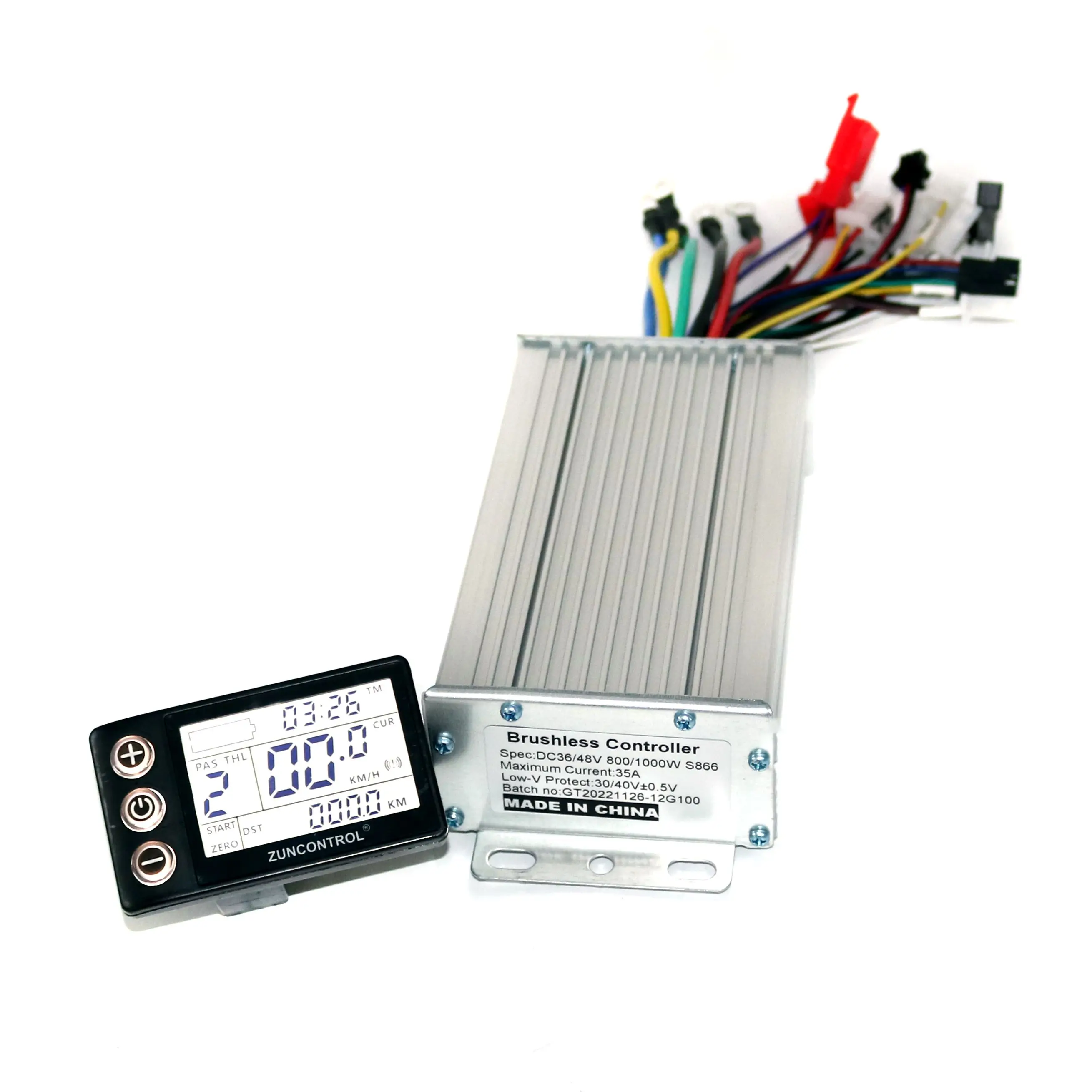 GREENTIME 36V/48V/60V 800/1000W BLDC Electric scooter controller E-bike ...