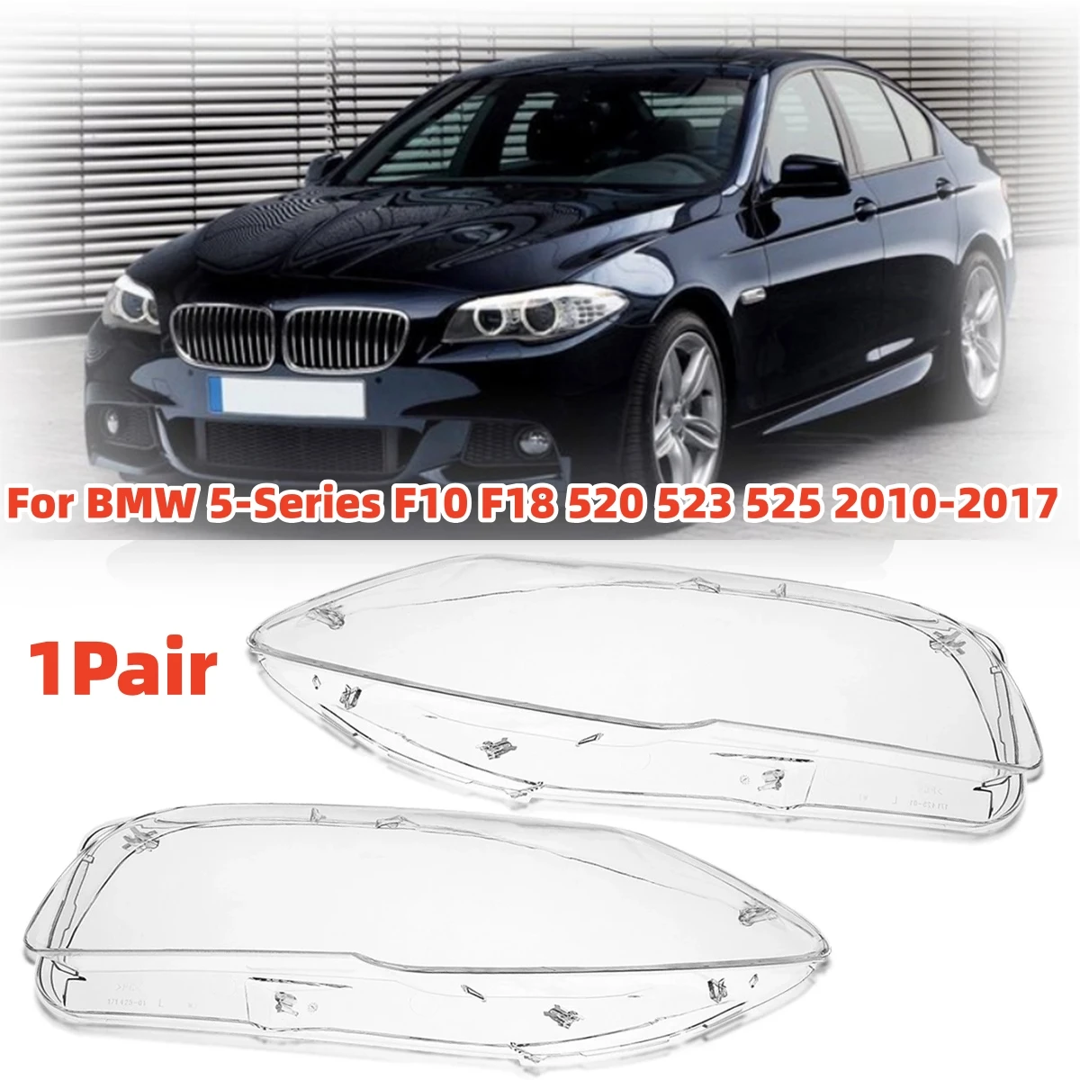 For BMW 5-Series F10 F18 520 523 525 535 530 2010-2017 Front Headlight ...