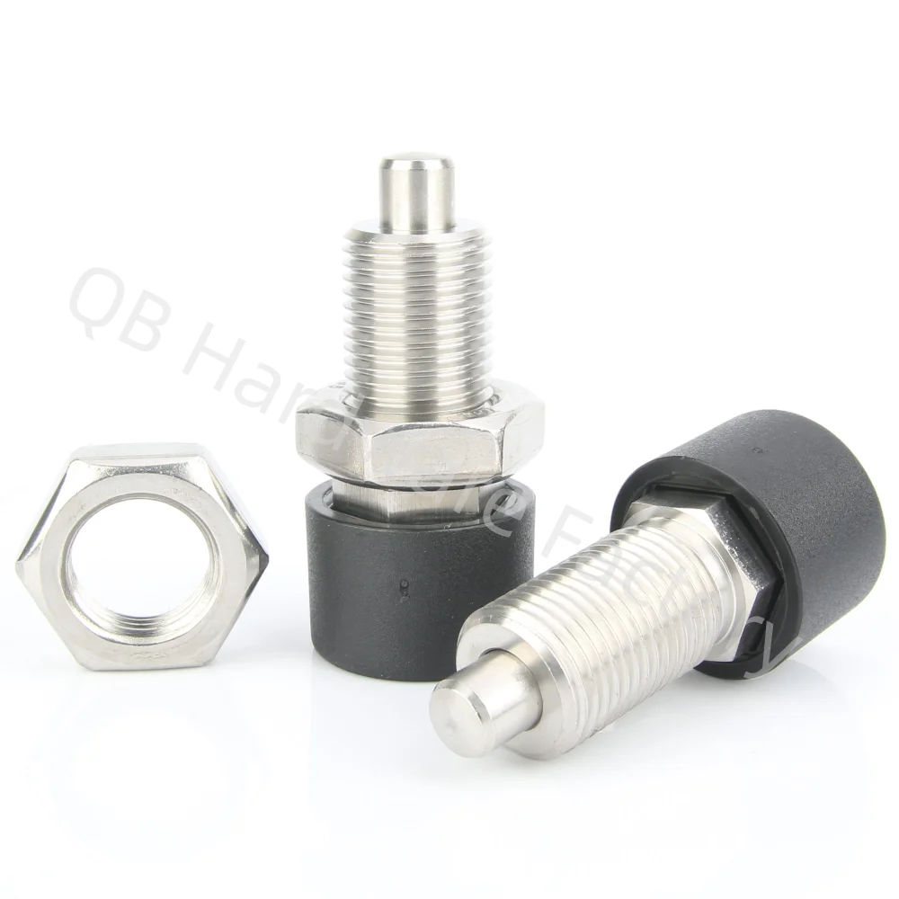 QB251-CNK Press Fit Plastic Knob Stainless Steel Type Self Locking ...