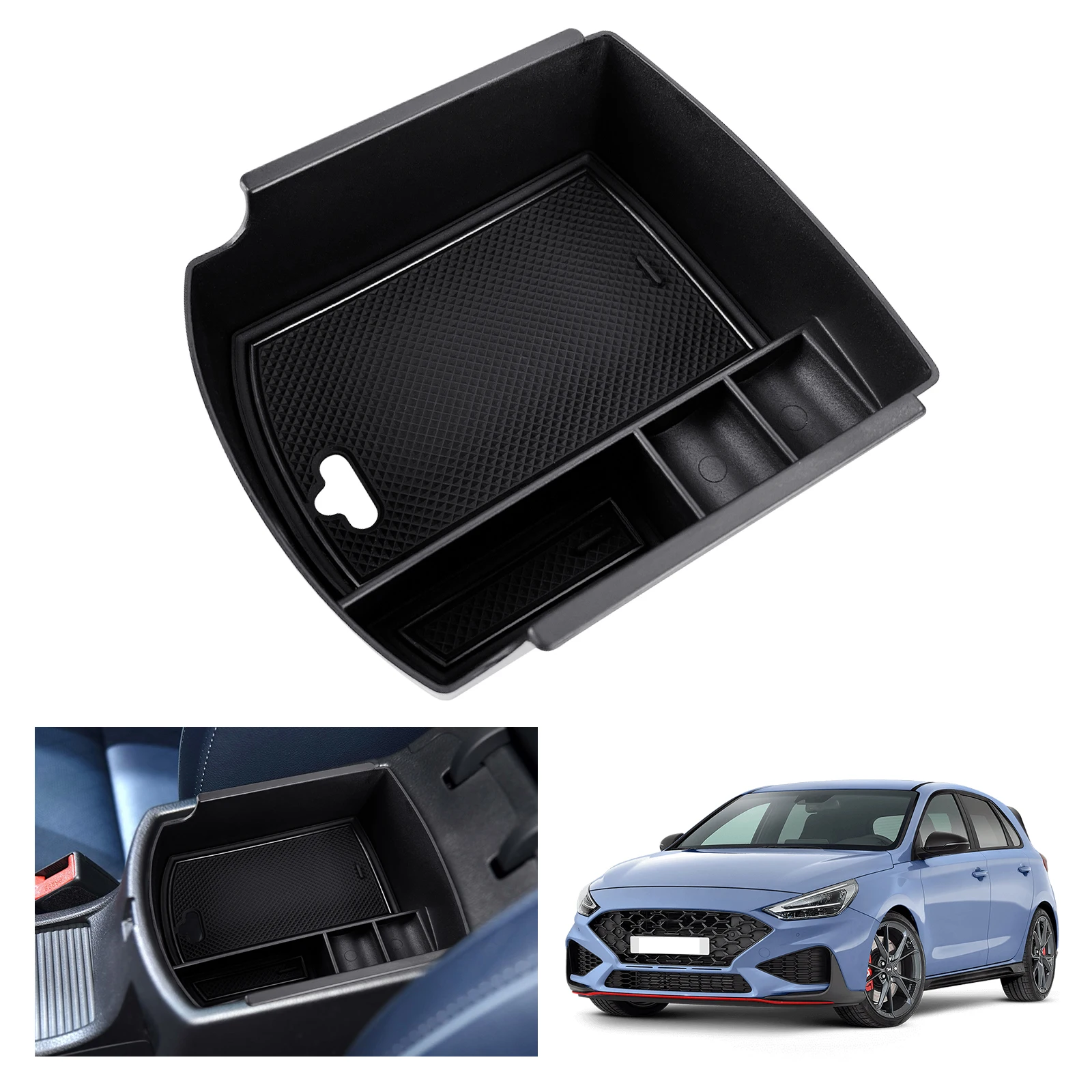 Ruiya For Hyundai I30 2017-2022 Car Armrest Box Storage Central Control ...