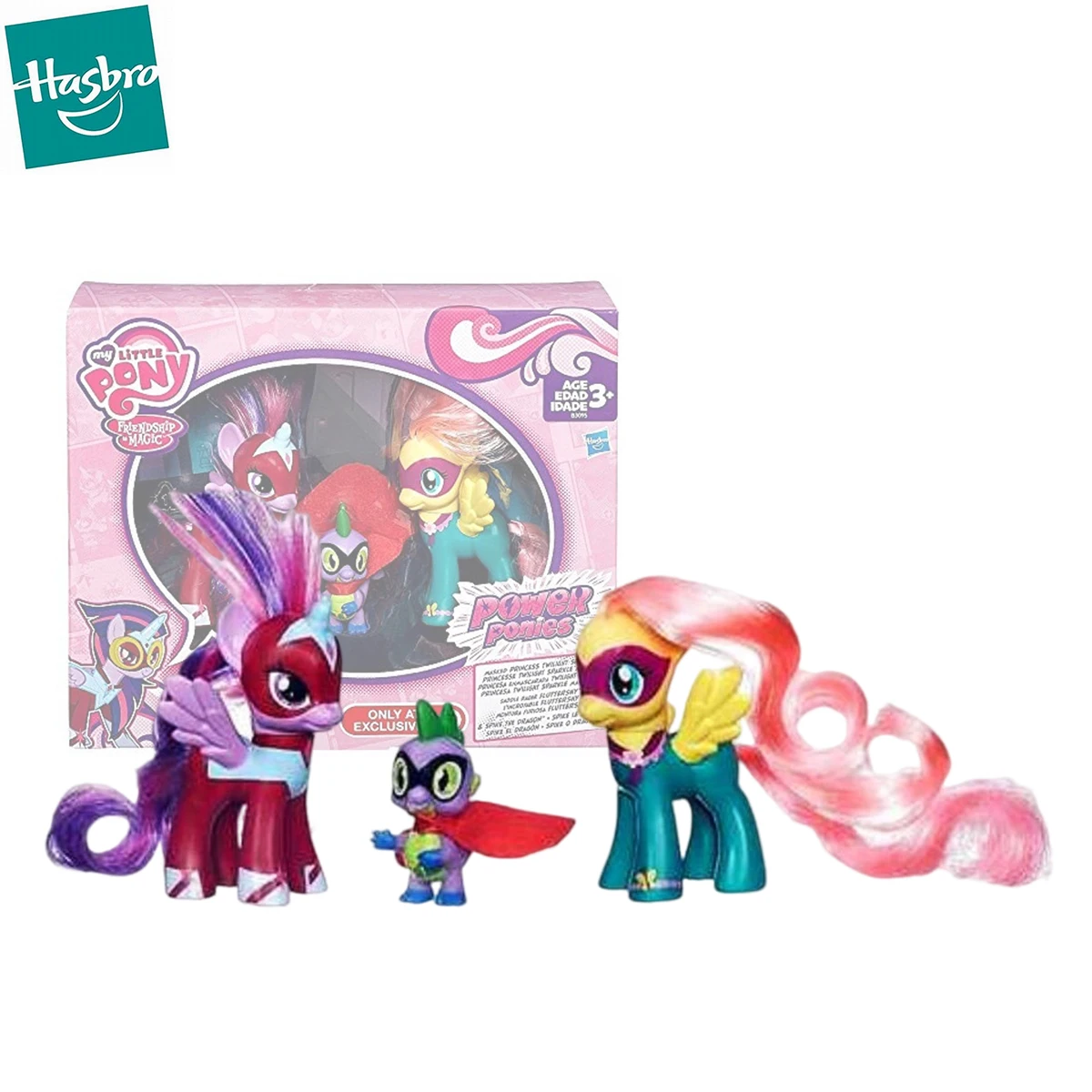 My Little Pony Toy - Power Ponies 3 figuras Pack - Twilight Sparkle ...