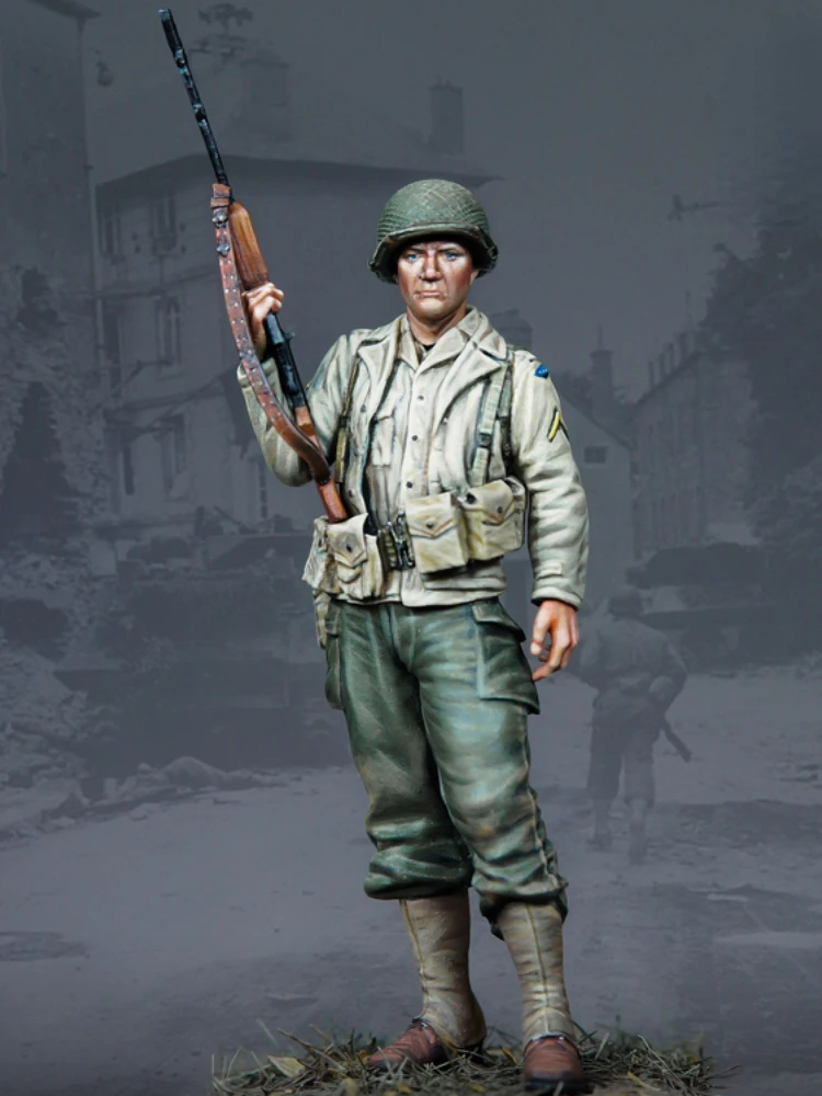 1/35 Scale Resin Figure Soldier Model Military Us Army Bar Gunner ...