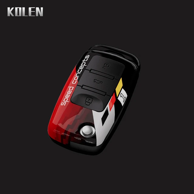 ABS Car Folding Key Case Cover Shell For Volkswagen VW Polo Golf Passat ...