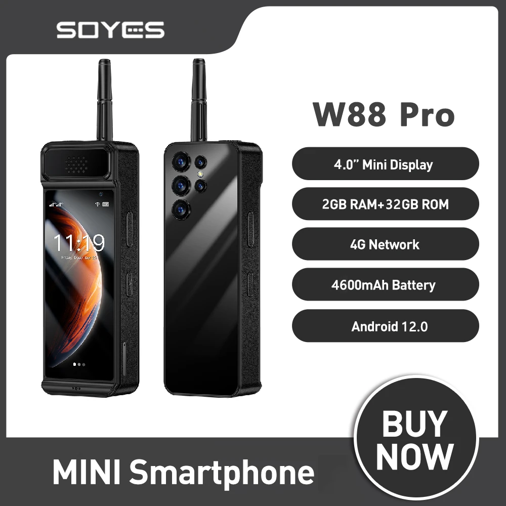 SOYES-W88-Pro-mini-Smartphone-Android-12-4-4G-Dual-Sim-Mini-Mobile ...