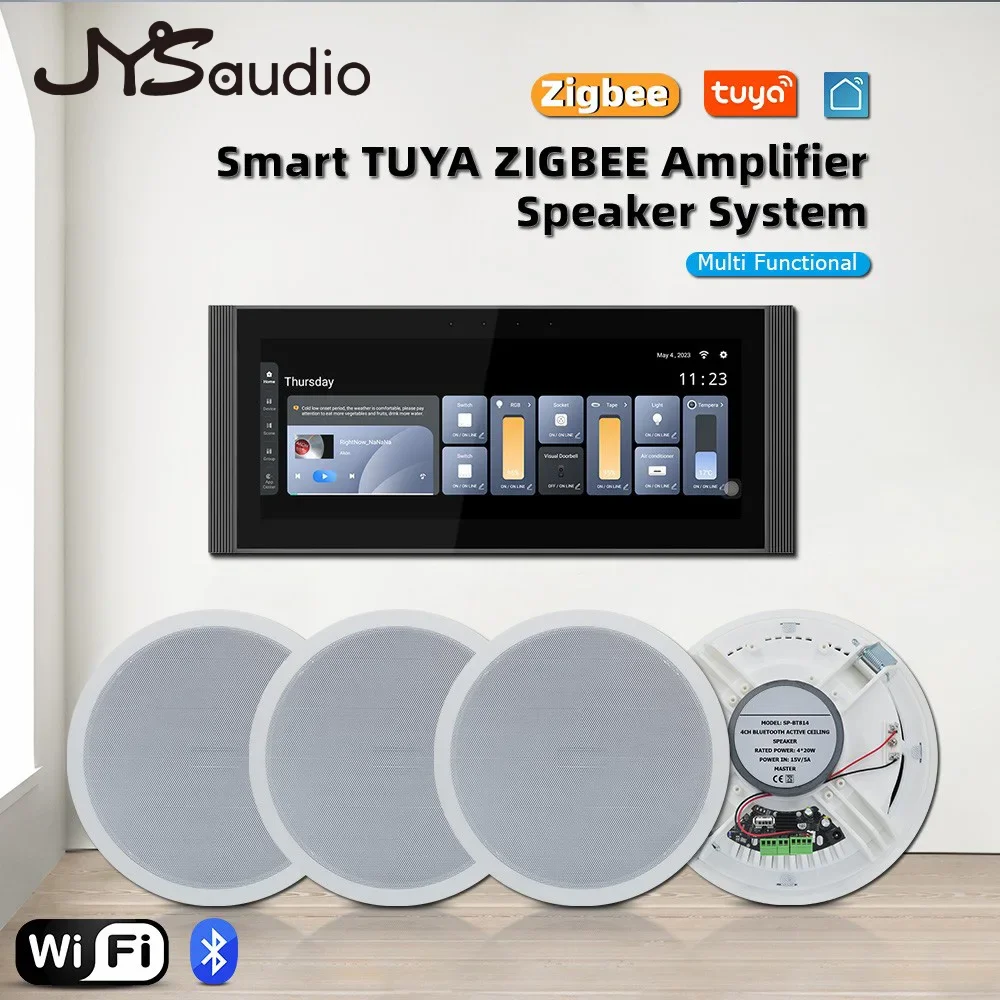 Smart-Audio-Set-12-3-inch-WiFi-Wall-Amplifier-TUYA-Android-11-System ...