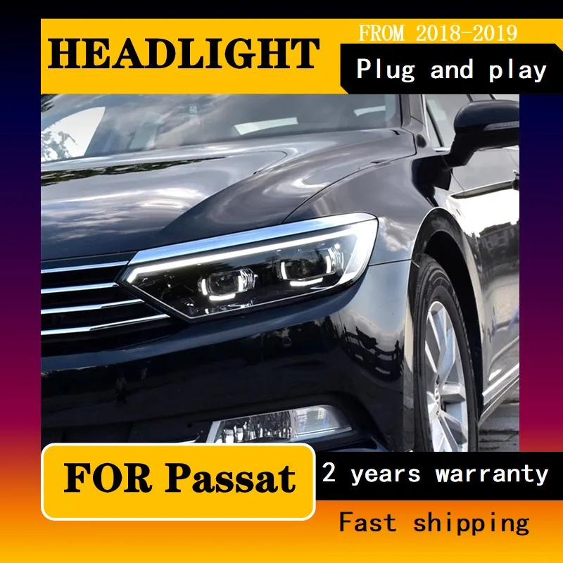 Car-Styling-for-Head-Lamp-for-VW-Passat-B8-LED-Headlight-2015-2019 ...