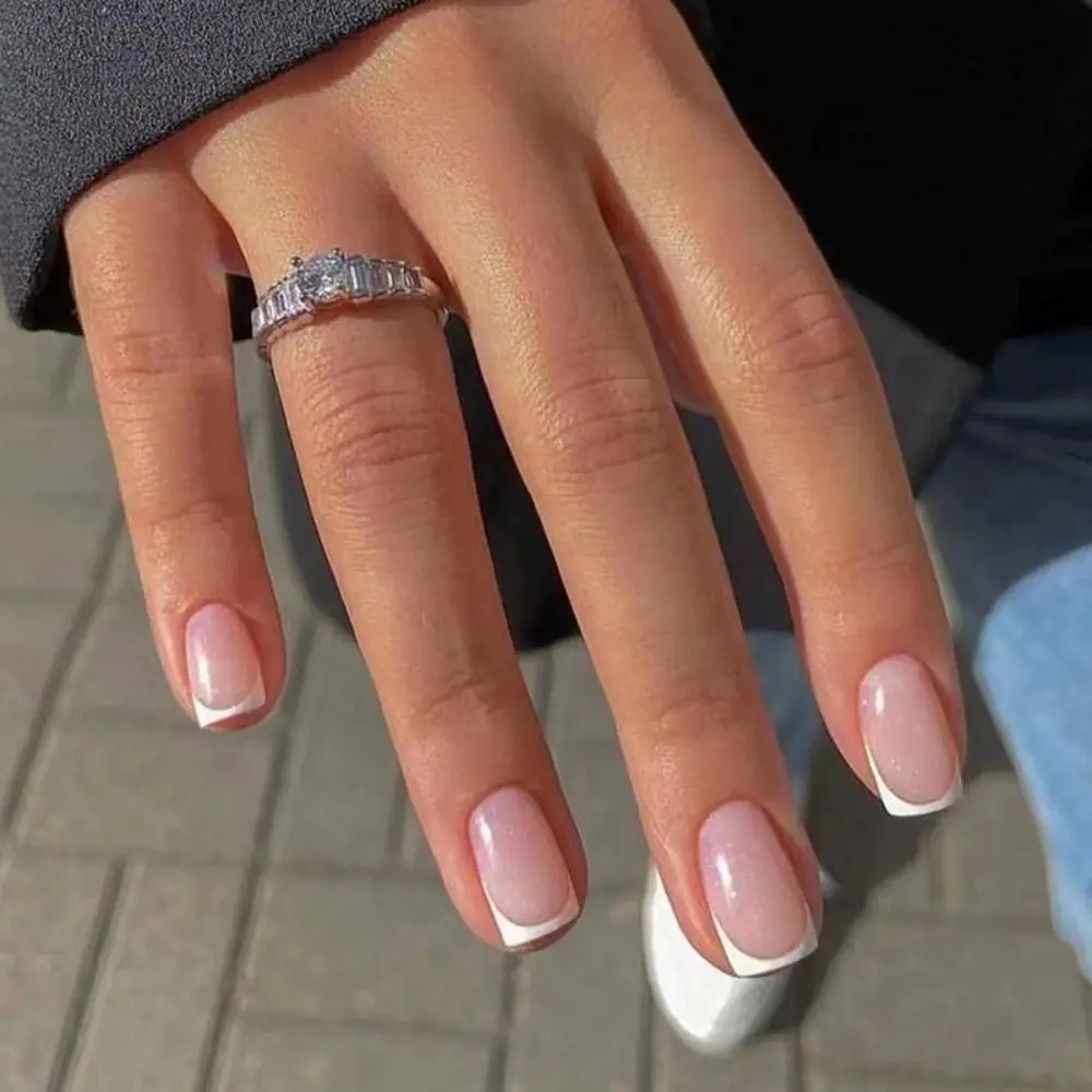 Squarely Rounded Acrylic Nails