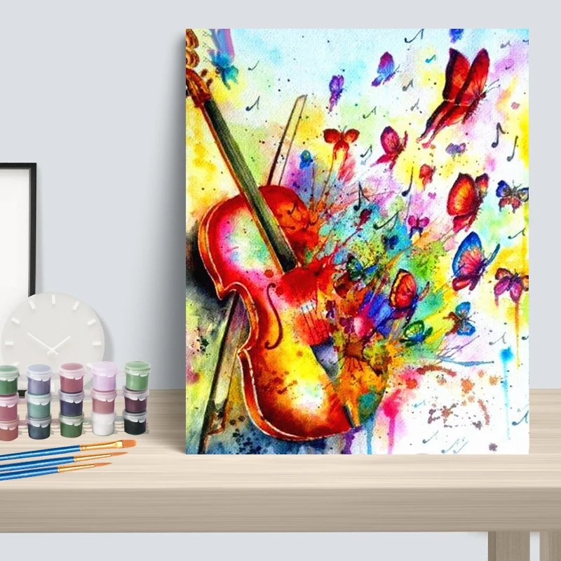 Musical Instruments Painting