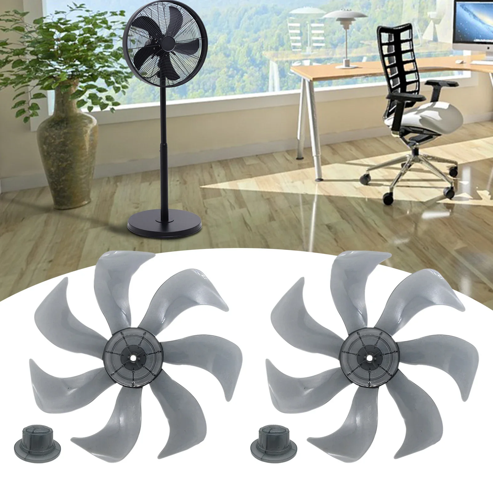 14-inch-355mm-7-blade-Electric-Fan-Blade-Replacement-Parts-Low-Noise ...