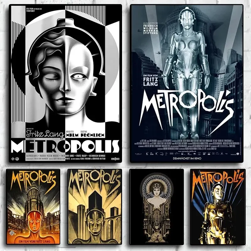 80s-Retro-Metropolis-Germany-Vintage-Movie-Fritz-Lang-Picture-Canvas ...