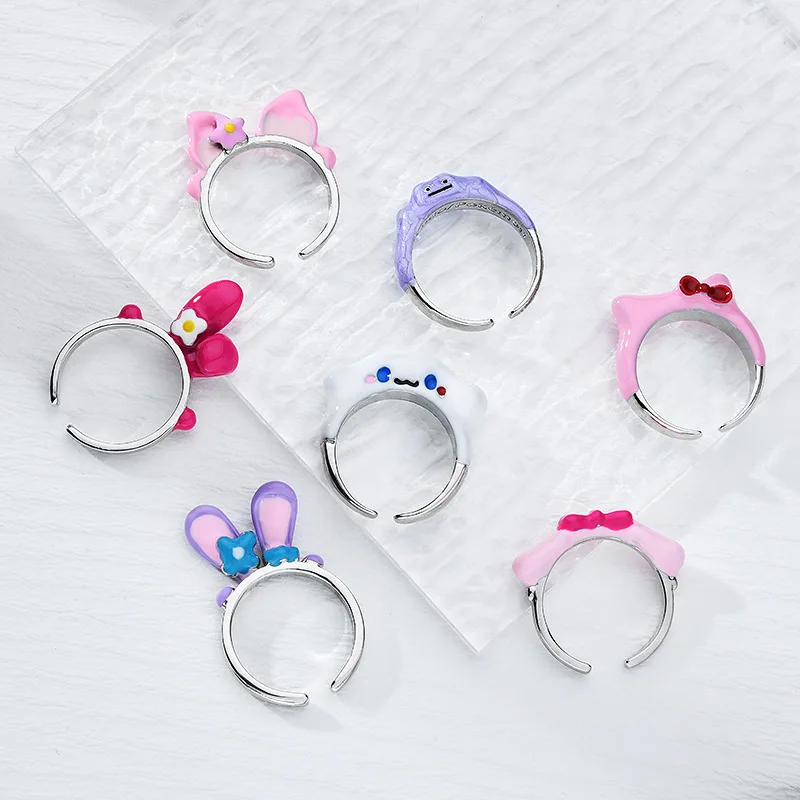 Kawaii Sanrio Rings Cinnamoroll Ring Sanrio Products Sanrio Korea ...