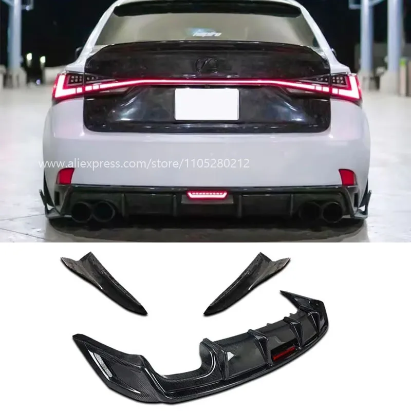 Carbon fiber lightweight rear diffuser, suitable for the 2013-2017 ...