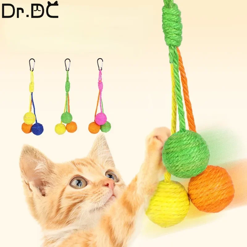 Dr-DC-Kitten-Cat-Hanging-Sisal-Scratching-Ball-Scratcher-Chewable ...