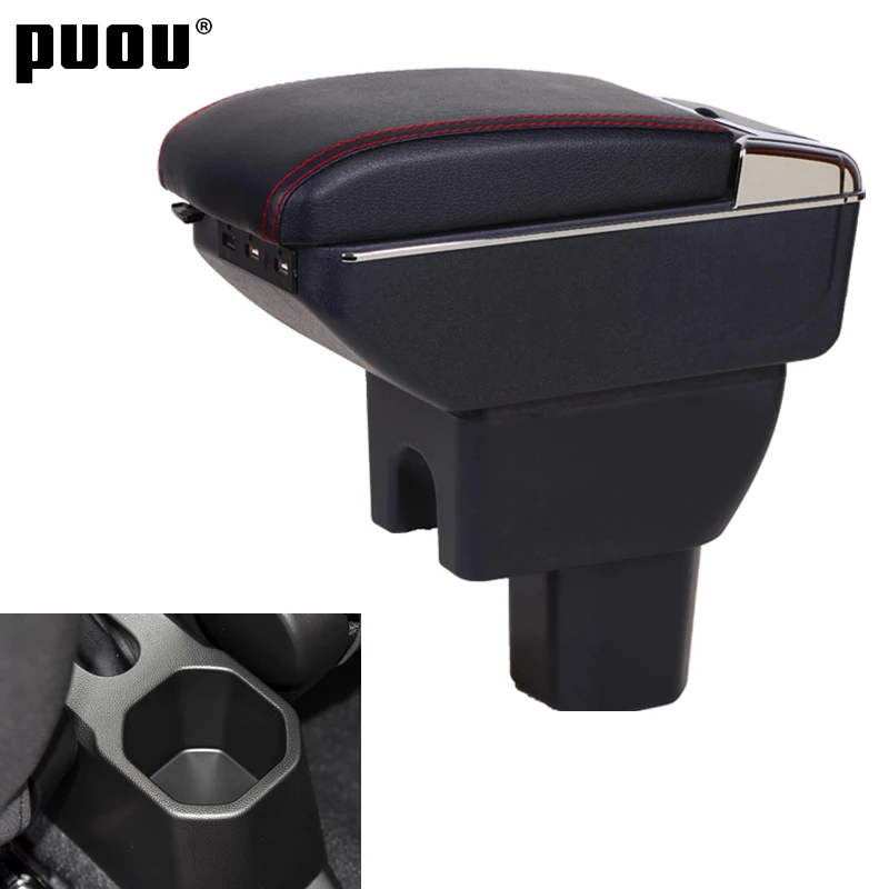 For Suzuki Ignis 2016 - 2021 Armrest Box Dual Layer Central Store ...