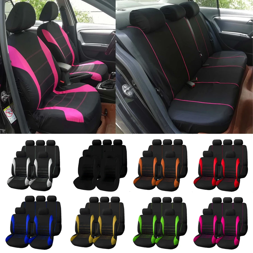 For-MINI-ONE-COOPER-Paceman-Clubman-Countryman-Fabric-Car-Seat-Cover ...