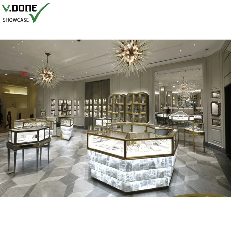 custom-Luxury-Wood-And-Glass-Jewelry-Display-Showcase-Design-Interior ...