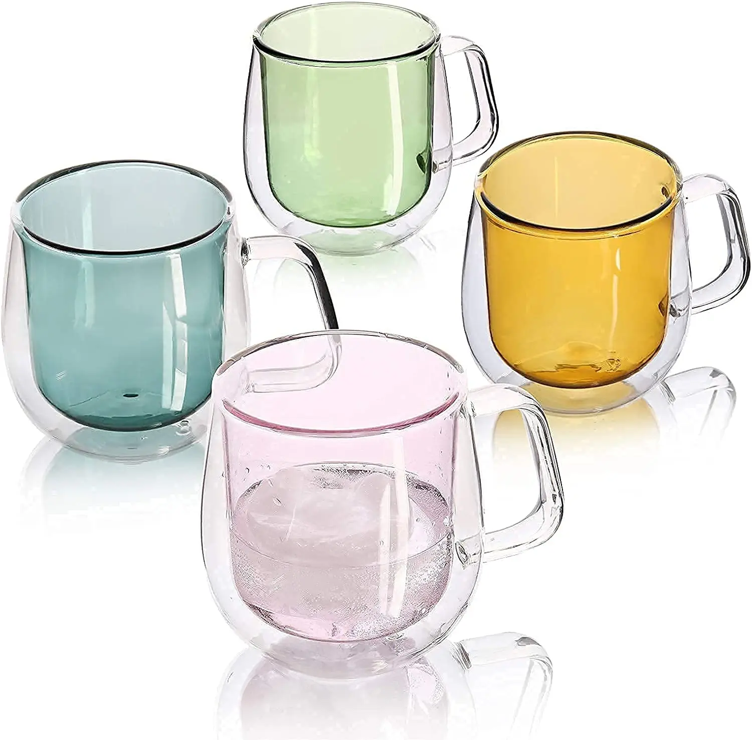 Double-Walled-Glass-with-Handle-Coffee-Mugs-Insulated-Glassware-Tea ...