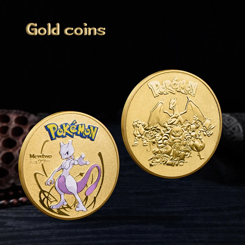 Pokemon Gold Coins | Metal Pokemon Coins | Charizard Coin