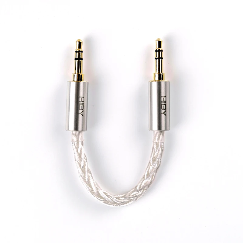 HiBy-AUX-HiFi-Audio-Cable-Male-Gold-plated-Copper-Jack-3-5mm-4-4mm-for ...