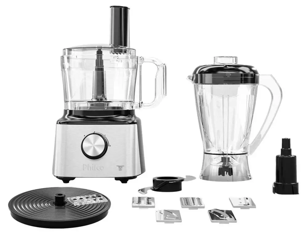 Multi Processador de Alimentos Philco 1000W Preto PMP10A 7 Funções ...