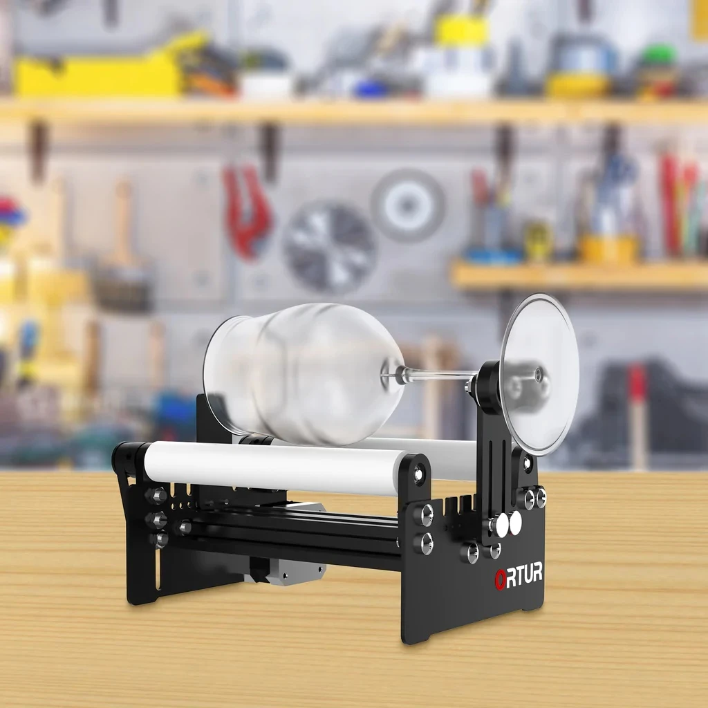 ORTUR Laser Rotary Roller Laser Engraver Y-axis Roller 360° Rotating ...