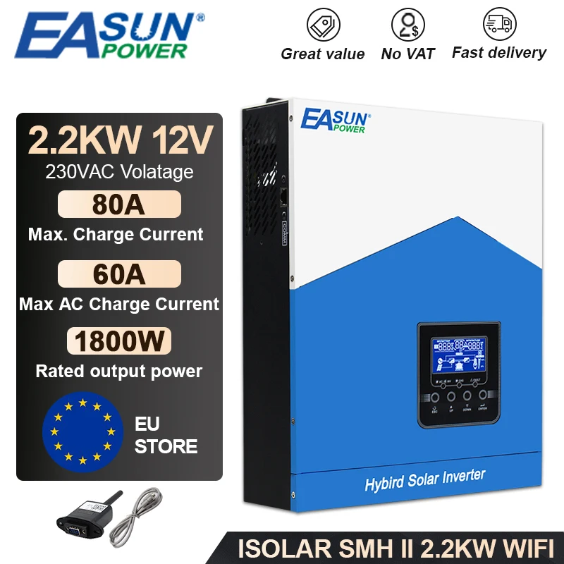 Easun-Power-Solar-Inverter-2-2kw-12V-Off-Grid-Inverter-1800va-Gebouwd ...