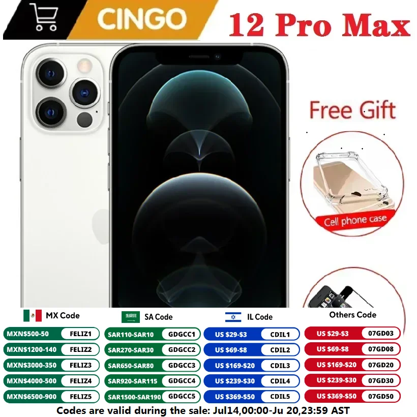 Original-unlocked-iPhone-12-Pro-Max-6-7-6G-RAM-128GB-256GB-512GB-ROM-5G ...