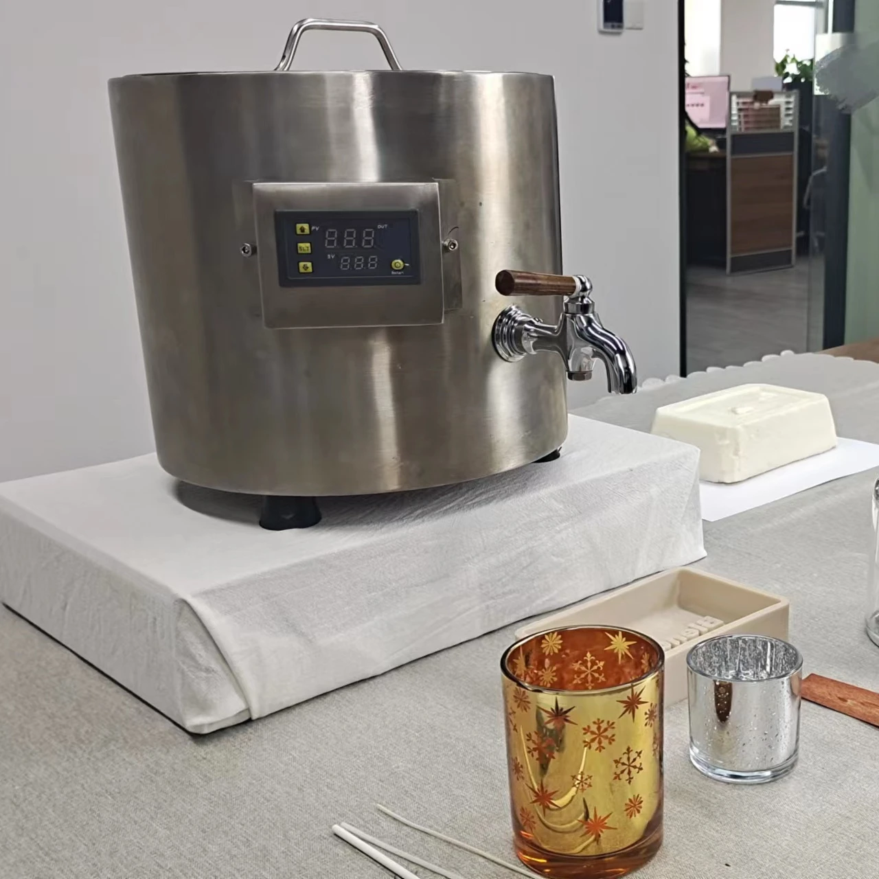 10L Double Boiler Candle Wax Melter Presto Pot for Melting Soy/Coconut ...