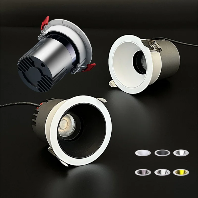 Dimmable-COB-downlight-spotlight-5W7W10W12W18W20W24W30W-Seiko-aluminum ...