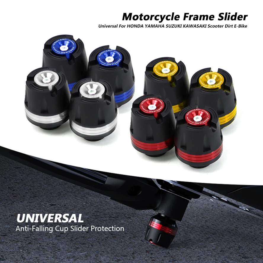 7 Colors CNC Aluminum Front Fork Slider Frame Wheel Absorber Slider ...