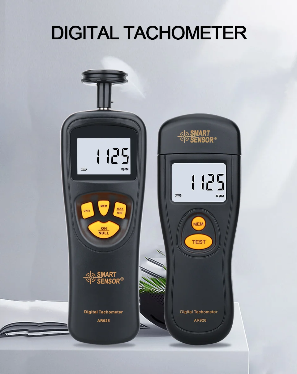 SMART SENSOR AR925/AR926 Digital Tachometer