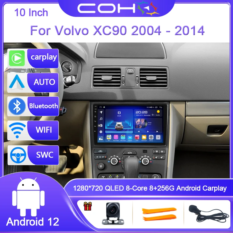 For Volvo XC90 2004-2014 Car Radio Multimedia Video Player Navigation ...