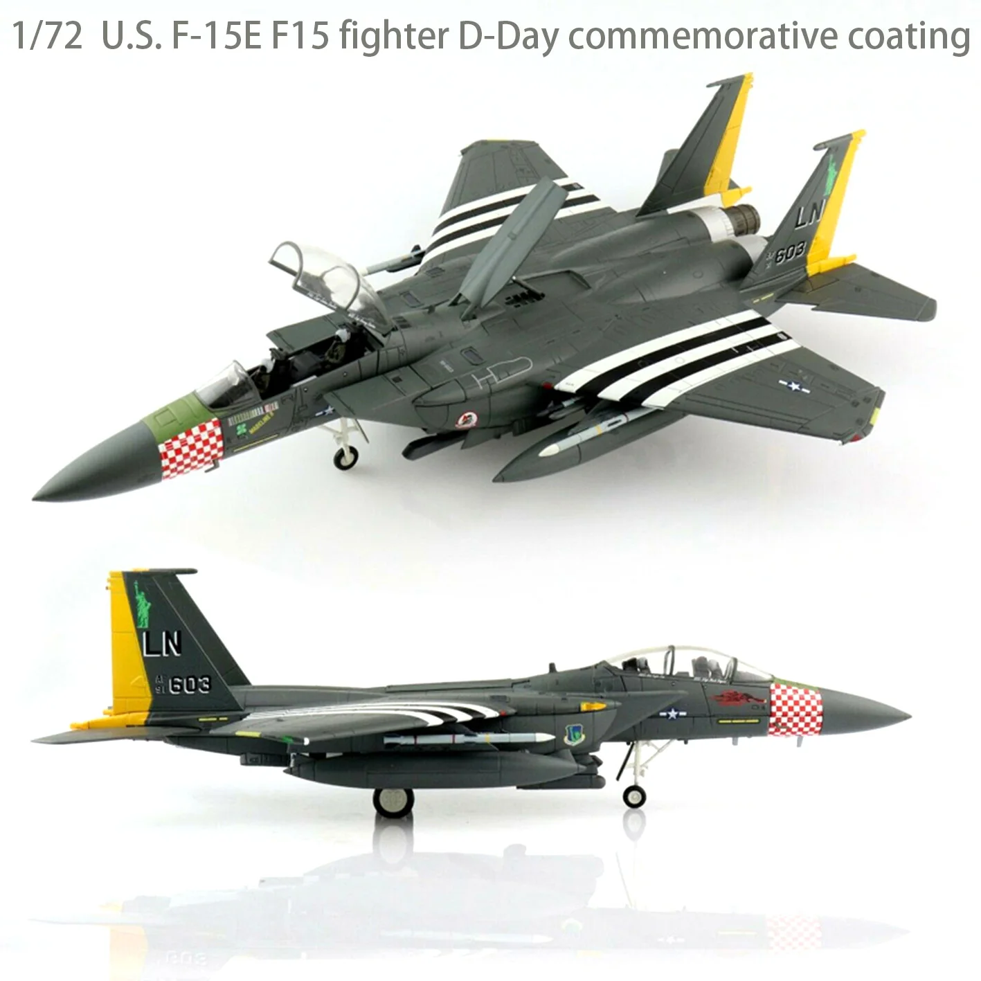 Fine-1-72-ha4598-U-S-F-15E-F15-fighter-D-Day-commemorative-coating ...
