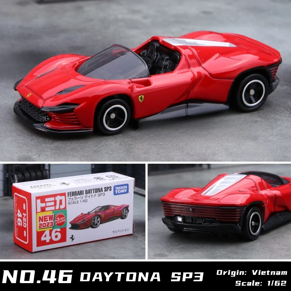 Takara-Tomy-Tomica-No-46-Ferrari-DAYTONA-SP3-Carros-Crian-as-Brinquedos-Ve-culo-Motorizado ...