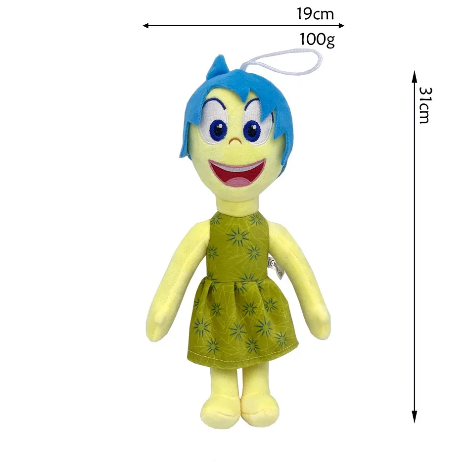 New Inside Out 2 Plush Anxiety Doll Cute Joy Fear Anger Disgust Sadness ...