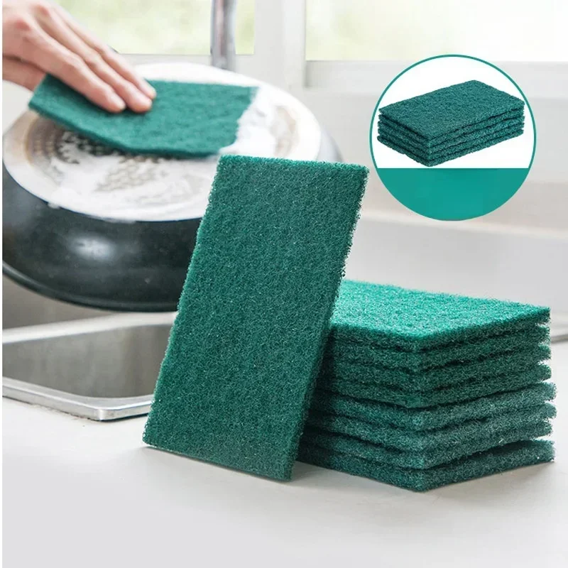5/10pcs Reusable Green Scouring Pads – Kitchen Essentials Store