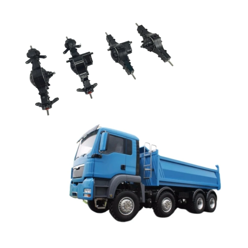 All Metal Differential Lock Version Axle Kit for 1/14 Rc Truck Model ...
