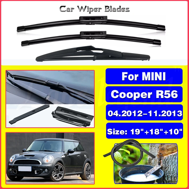 Wiper Front & Rear Wiper Blades Set For Mini Cooper R56 Hatch 04. 2012 ...
