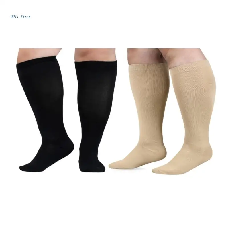 1-Pair-Large-Size-Compression-Socks-for-Women-and-Men-Wide-Calf-Extra ...